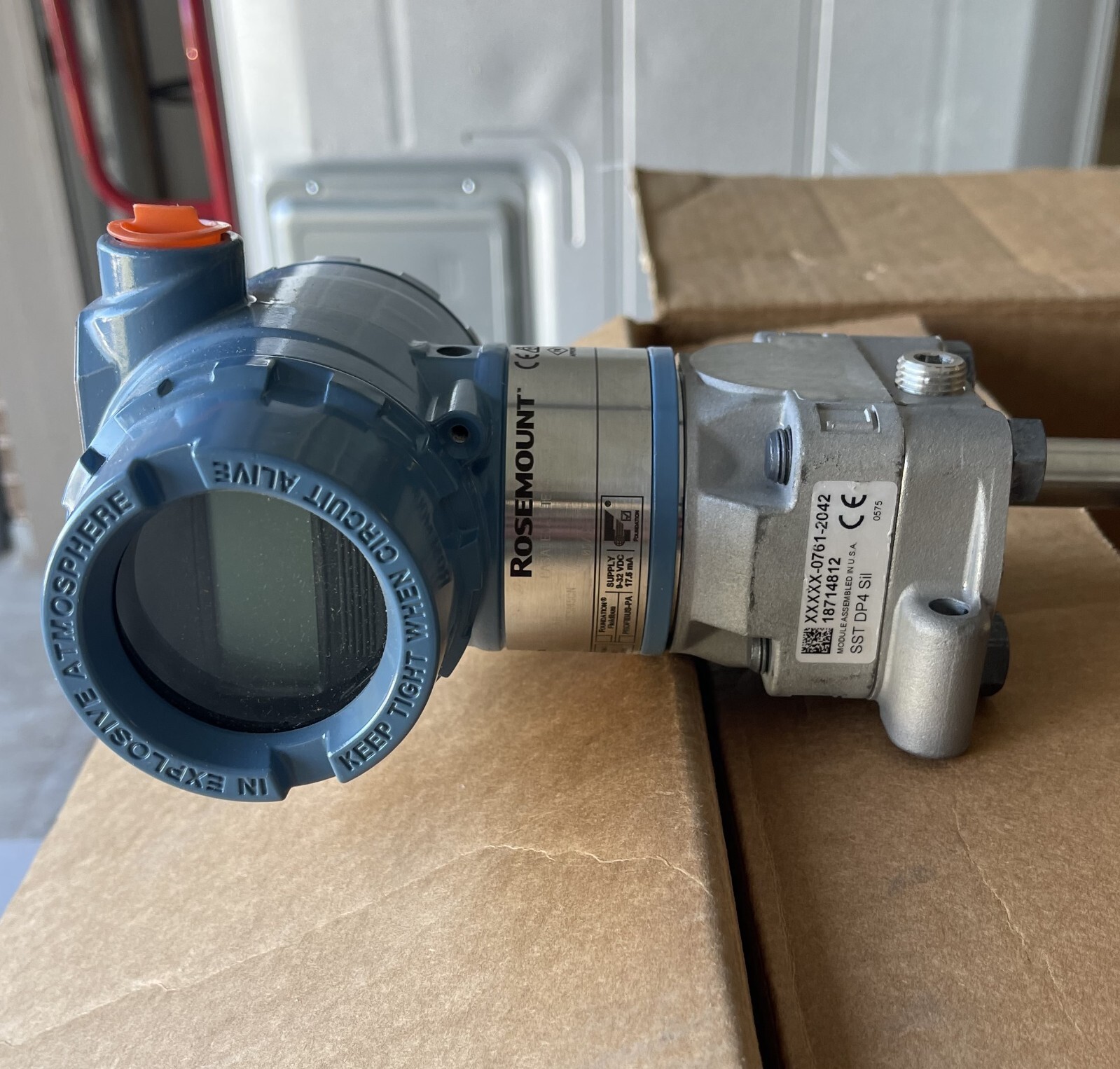 Rosemount 3051C Smart Pressure Transmitter with Flanged Sensor Brand ...