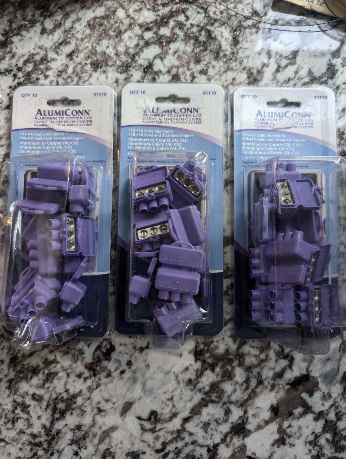 ECM, 10 Pack, Alumiconn Aluminum To Copper Lug Connector, 95110 ...