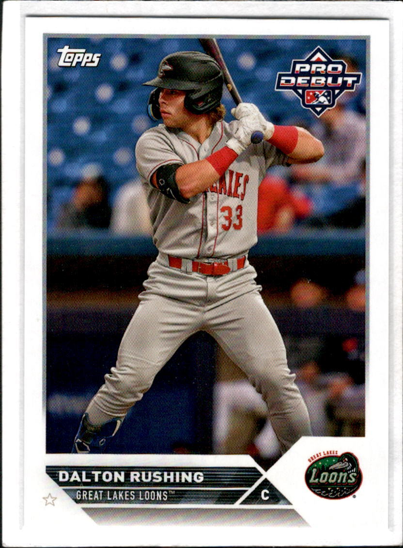 2023 Topps Pro Debut Dalton Rushing #PD-188 Great Lakes Loons | eBay