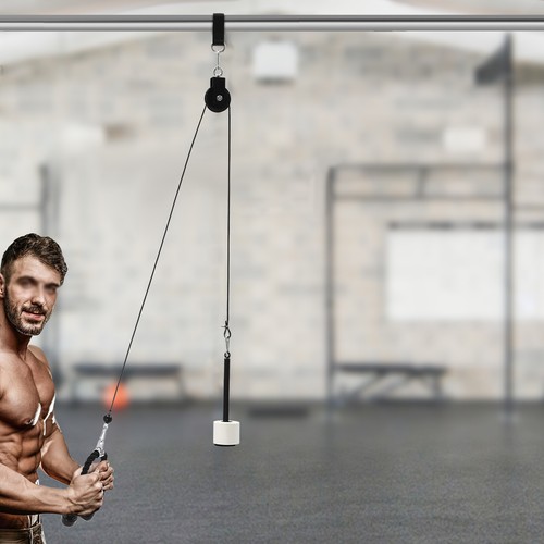 Weight Pulley System Cable Machine Pulley Training Equipment Sport 220 ...