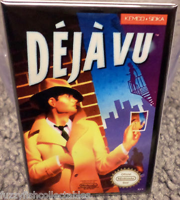 Deja Vu Nintendo NES Vintage Game Box 2"x3" Fridge Locker MAGNET | eBay