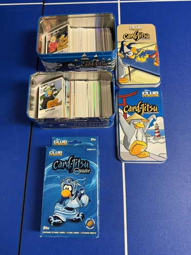 Topps - Disney Club Penguin Card-Jitsu Trading Card Lot - 2009-2 tins ...