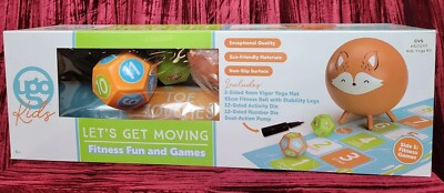 New Ugo Kids' Yoga Kit Mat Health Child Care family fun exercise KID ...