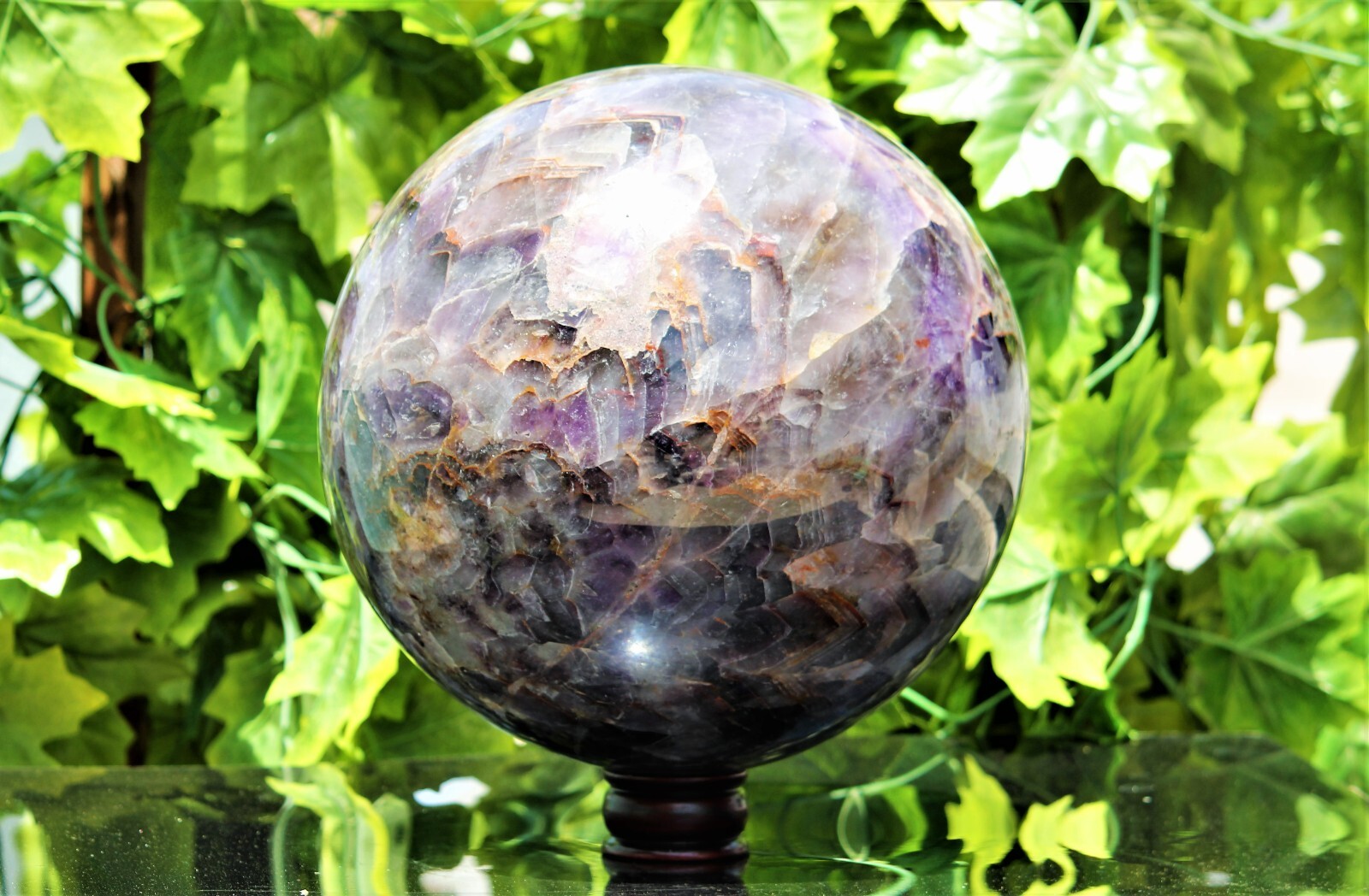 11"/59 lb Huge Purple Amethyst Crystal Healing Chakras Stone Decorative ...