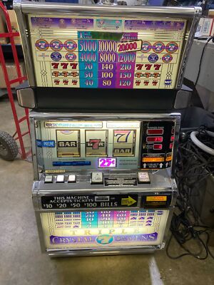 IGT S2000 SLOT MACHINE Crystal 7s Slot Machine (Free Play, COINLESS) | eBay