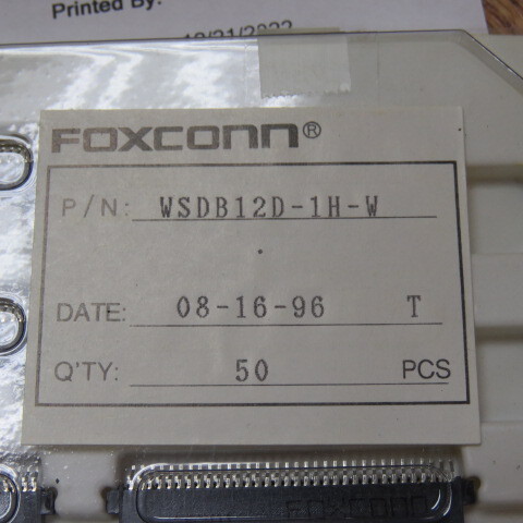 Foxconn WSDB12D-1H-W Qty of 25 per Lot 68 position wire to board ...
