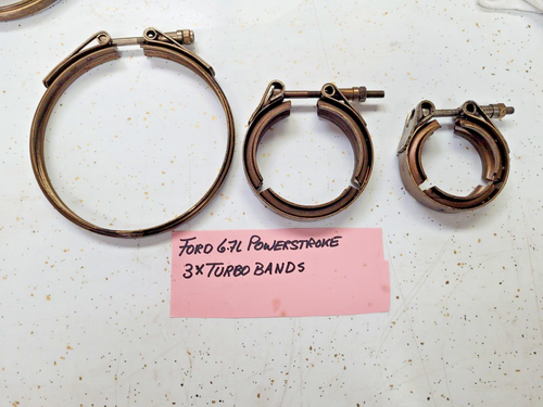 FORD POWERSTROKE 6.7L V-8 SET OF 3 TURBO BANDS - USED | eBay
