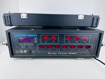 Peterson Audio Visual Tuner Model 5000 Strobe Center With Case | eBay