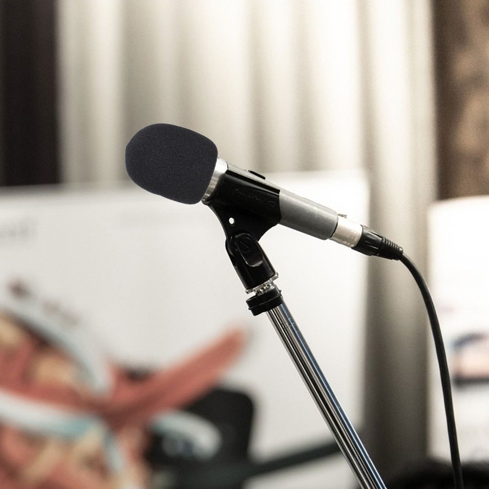 4 Sets Microphone Anti Roll Rings Boom Stand Holder Pop Filter Shield ...