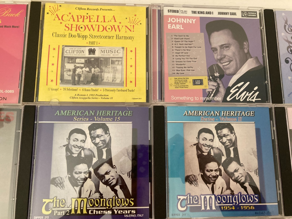 CD Collection: Lot of 14 Doo Wop R&B Acappella & Girl Groups CD's 1950 ...