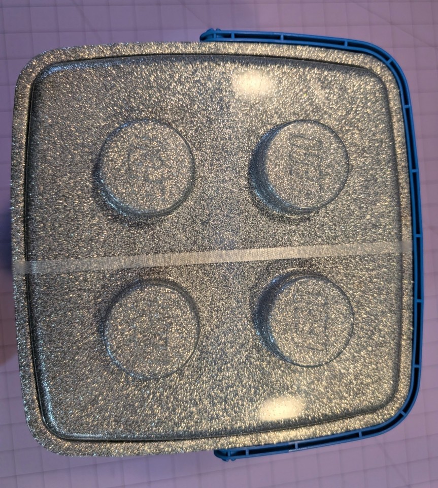 Lego System 3025 Limited Edition Silver Brick Bucket 25th anniversary ...