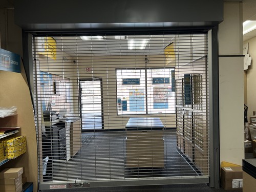 Roll Up 9 FT Overhead Storefront Security Grille Door Gate by Metro ...