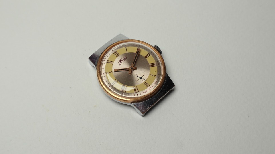 Vintage Men's Wristwatch POBEDA ZIM Mechanical Watch 2602 SOVIET/USSR ...