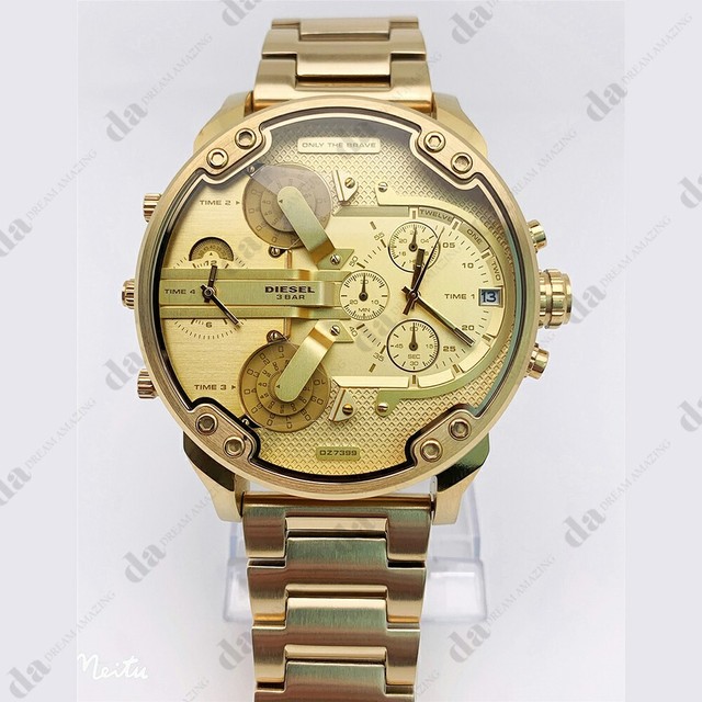 Diesel DZ7399 Mr. Daddy 2.0 Men's Wristwatch - Gold for sale online | eBay