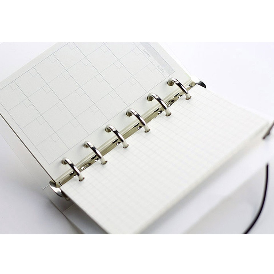 45Pcs Notebook Journal Diary Loose Leaf Filler Paper Manuscript Kraft ...
