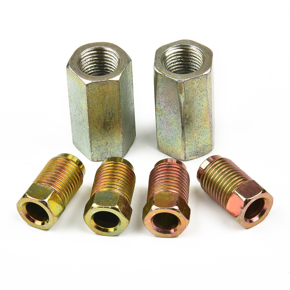 Useful Brake Pipe Connector M10 Replacement Union 10mm 2-Way | eBay ...