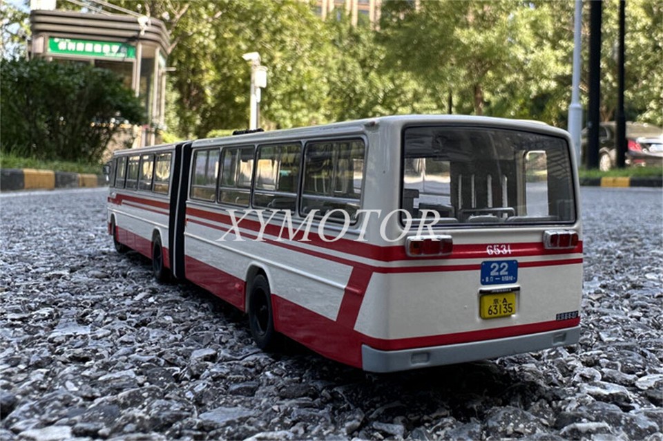 JingHua 1/64 Beijing City Bus lane No.22 BK6170 Trolleybus Diecast Car ...