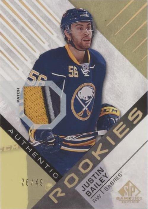 2016-17 SP Game Used - Authentic Rookies Justin Bailey #105 Gold ...