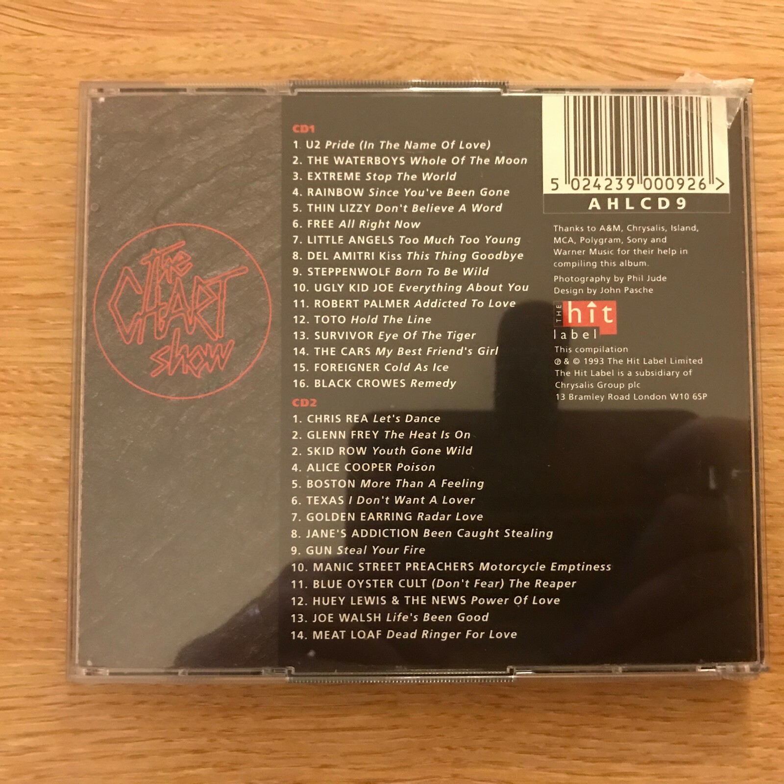 The Chart Show-Ultimate Rock Album - Various Artists (CD 1993 ...