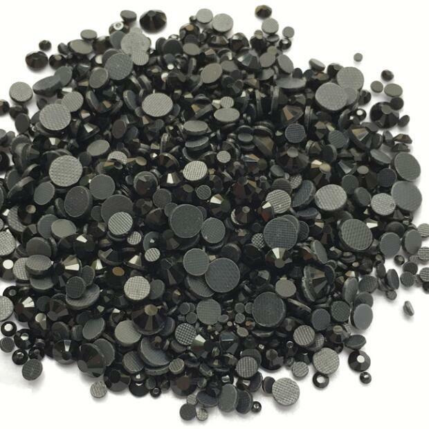 1440pcs Hot-Fix Iron-On Flat-Back Beads Rhinestones Multi Color & Size ...
