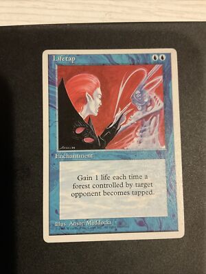MTG Lifetap Alternate 4th Fourth Edition magic the gathering actual ...