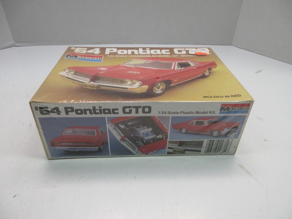 Monogram 64 Pontiac GTO Vintage Model kit 1/24 scale sealed | eBay