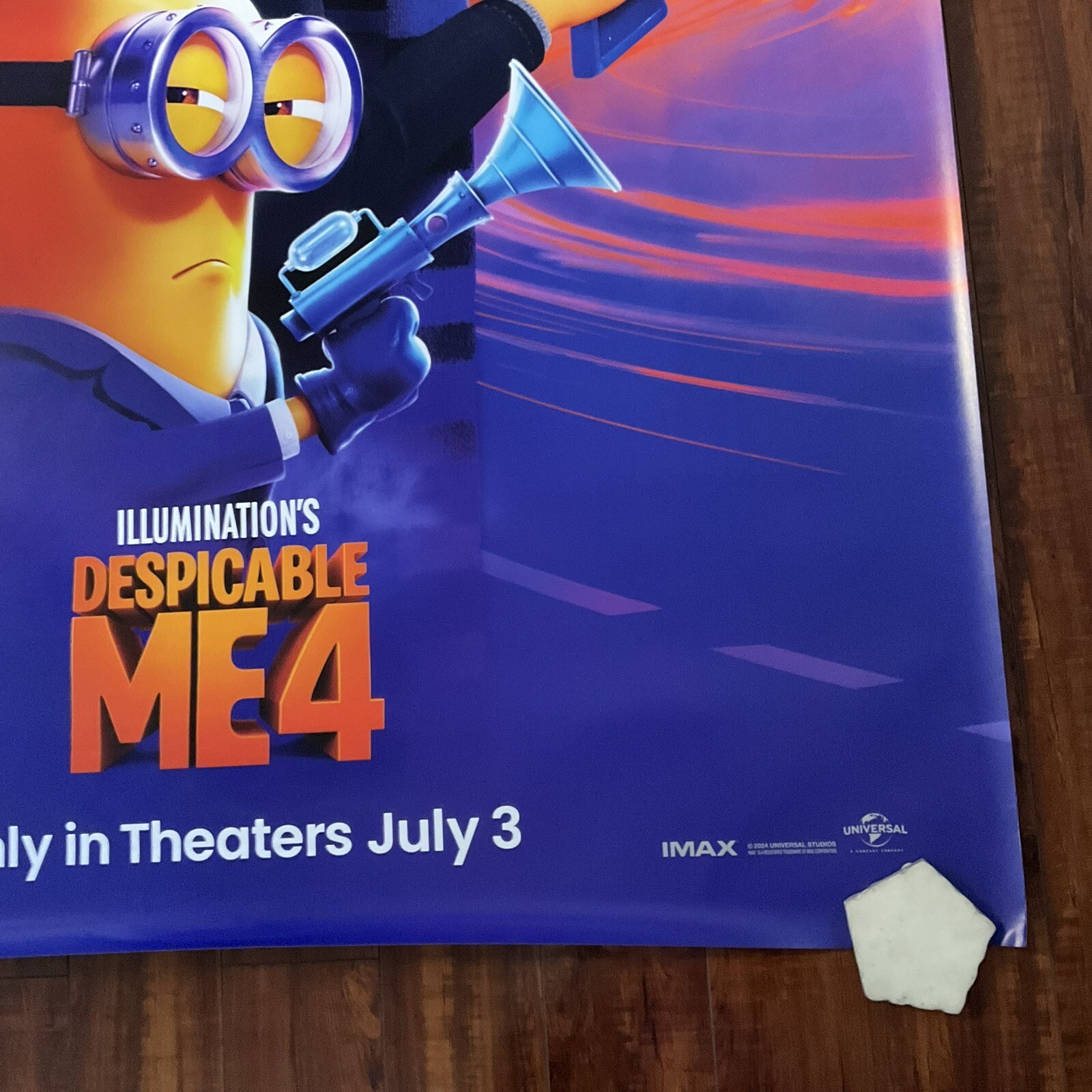 Despicable Me 4 Gru 2024 Steve Carell Original Bus Stop Movie POSTER ...