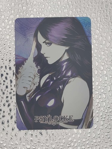 Psylocke Marvel Superheroine Waifu Card CCG | eBay