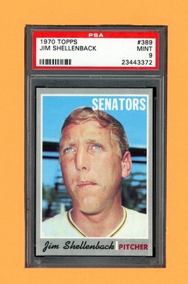 1970 TOPPS #389 JIM SHELLENBACK PSA 9 | eBay