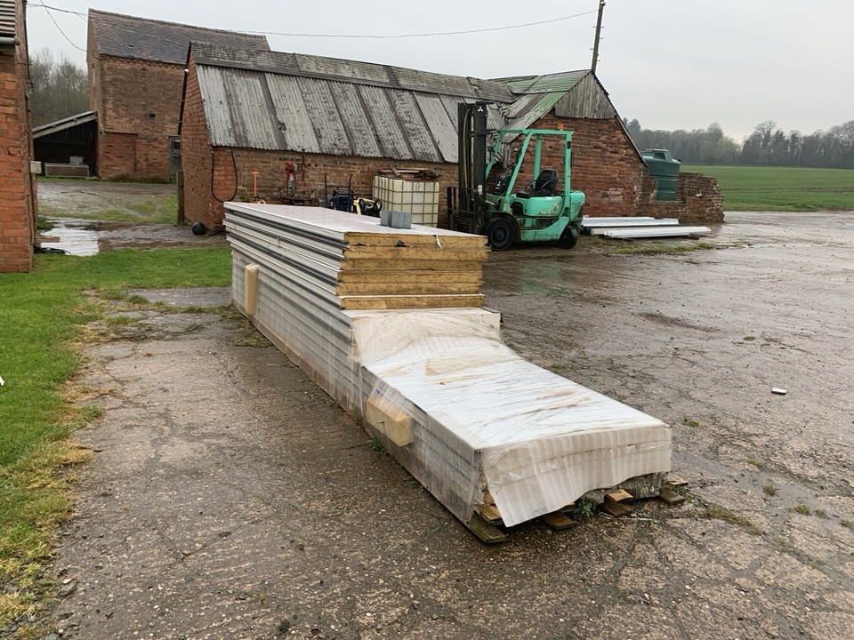 Micro Rib 80mm insulated metal cladding sheets | eBay UK