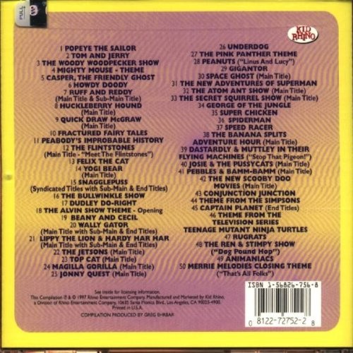 50 Favorite Classic Cartoon So - Toon Tunes - audioCD - Very Good | eBay