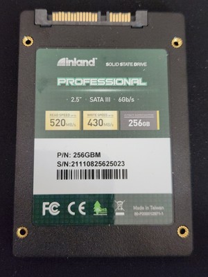 Inland Professional 256GB SATA 3 Solid State Hard Drive | eBay