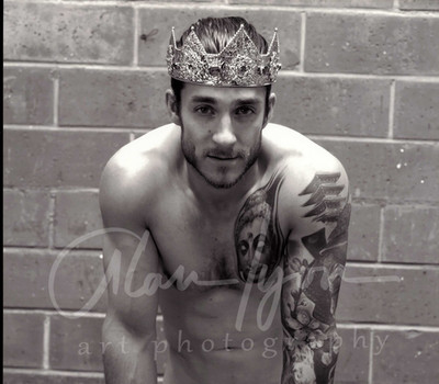 Alan Lyon Original Male Metallic Photo gay 14x11 (19) Joey the prince ...