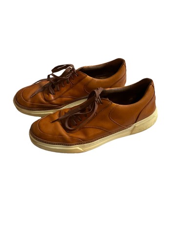 Allen Edmonds Burke casual lace up leather sneaker light brown men’s ...