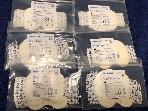 MEDTRONIC CLEAR OVAL TAPE 6 PACKAGES OF 10 PER - TOTAL OF 60 - 2026 EX ...