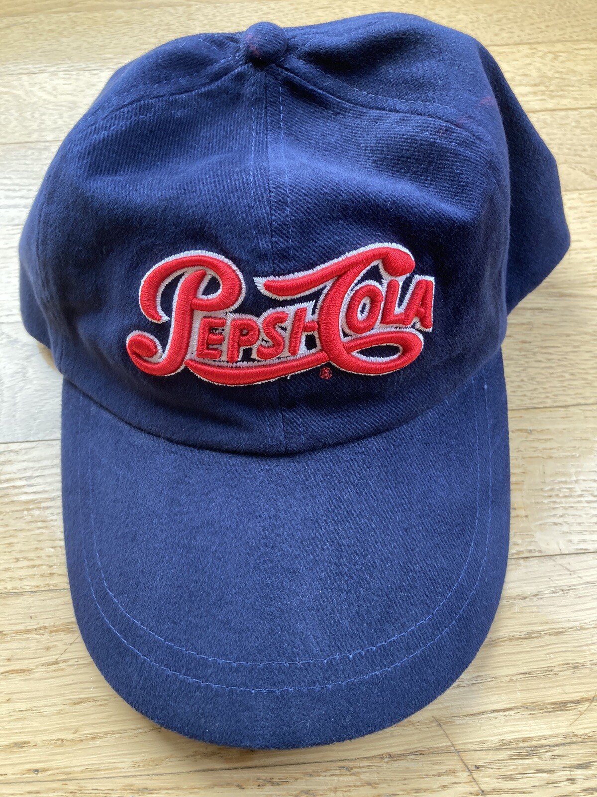 Vintage Pepsi-Cola Blue Baseball Hat Cap Rare - Gem