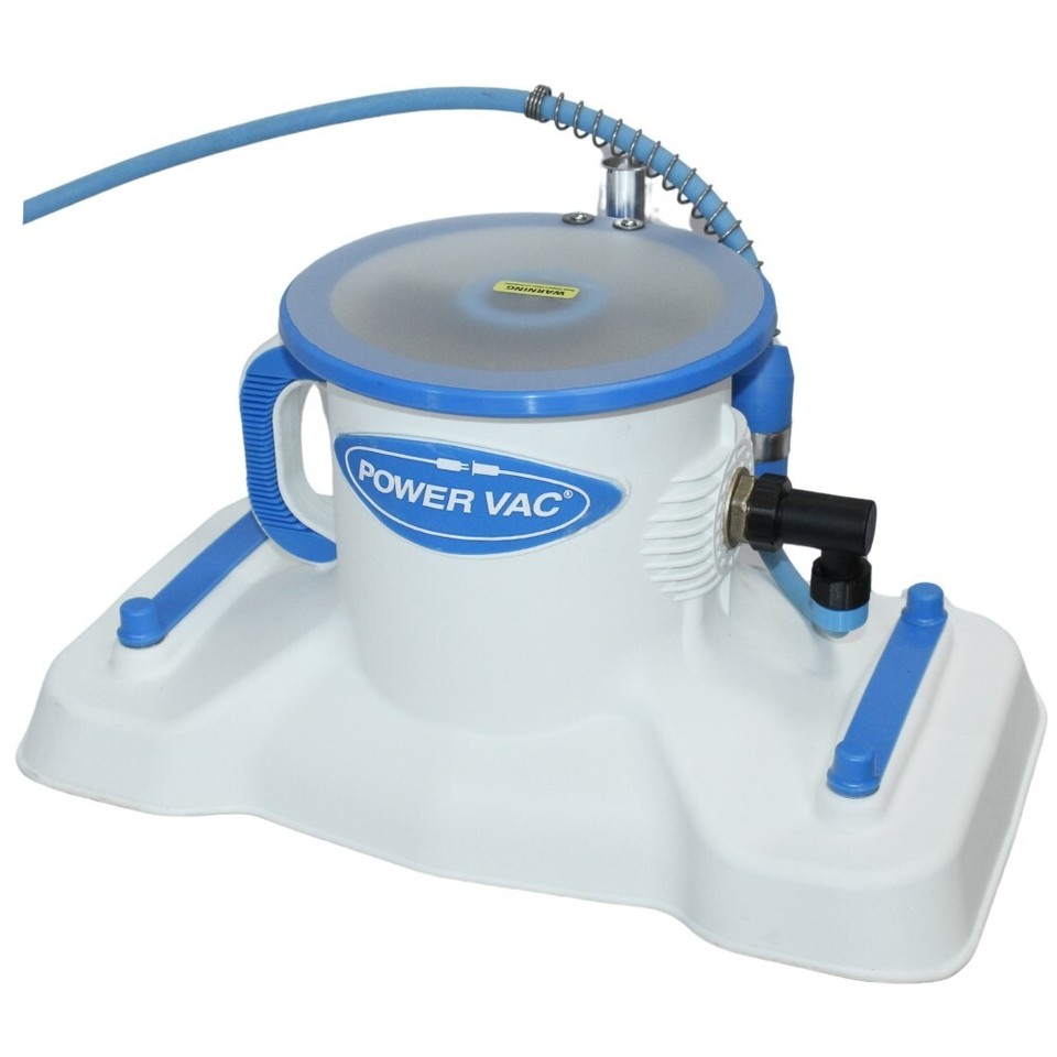 Power Vac Corp PV3600 Pool Cleaner with 40' Cord Filter Bag and Battery ...