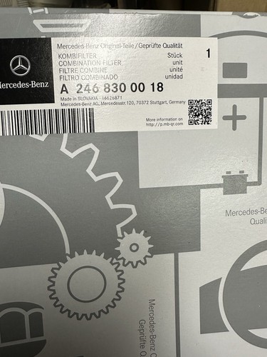 Genuine Mercedes-Benz Cabin Air Filter 2058350147 OEM for sale online ...