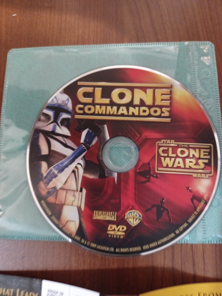 Star Wars: The Clone Wars- Clone Commandos ((DVD & CoverArt ONLY) Very Good 883929064991 | eBay