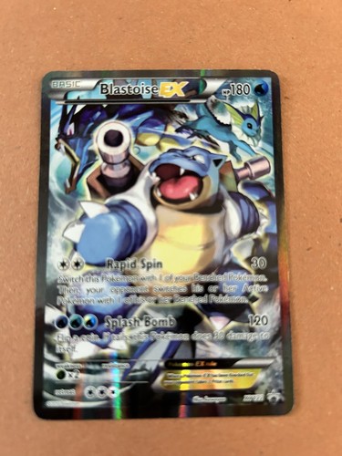 Pokémon TCG Blastoise Red & Blue Collection Blastoise EX Box XY122 Holo ...