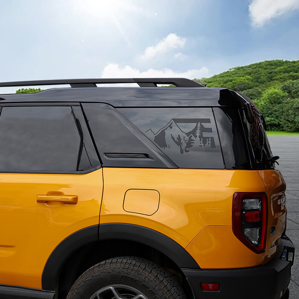 Rear Window Glass Decor Sticker Decals Trim For Ford Bronco Sport 2021 ...