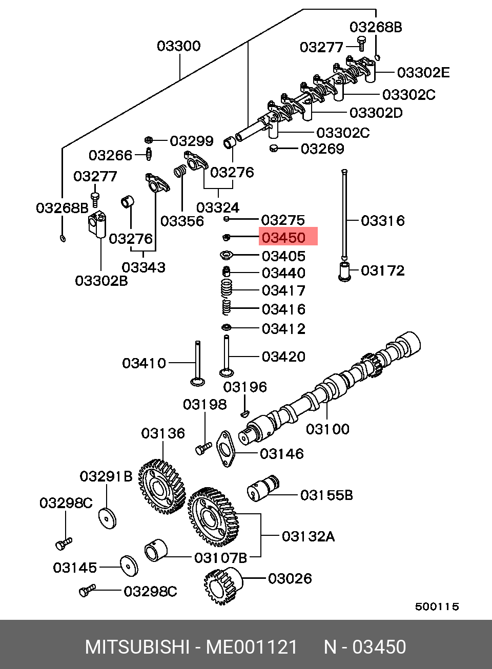 Genuine OE Valve Lock Spring Retainer ME001121 For Mitsubishi ME00-1121 ...