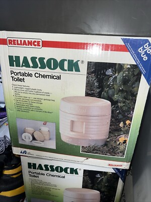 Reliance Hassock Portable Camping/Outdoor Toilet-Model No. 9844 NEW IN ...