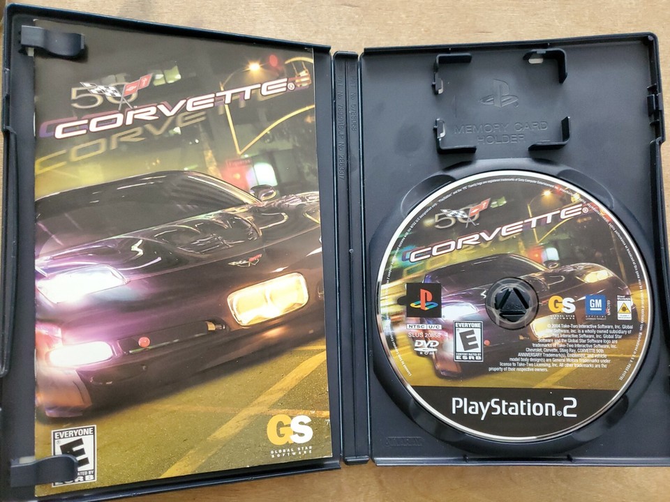 Corvette for PS2 PlayStation 2 Complete & Tested Auto Car Racing Video ...