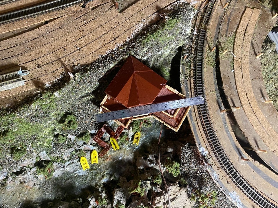 Assembled Scale Model River Rafting Outpost T, Z, N, HO, S, & O Scales ...