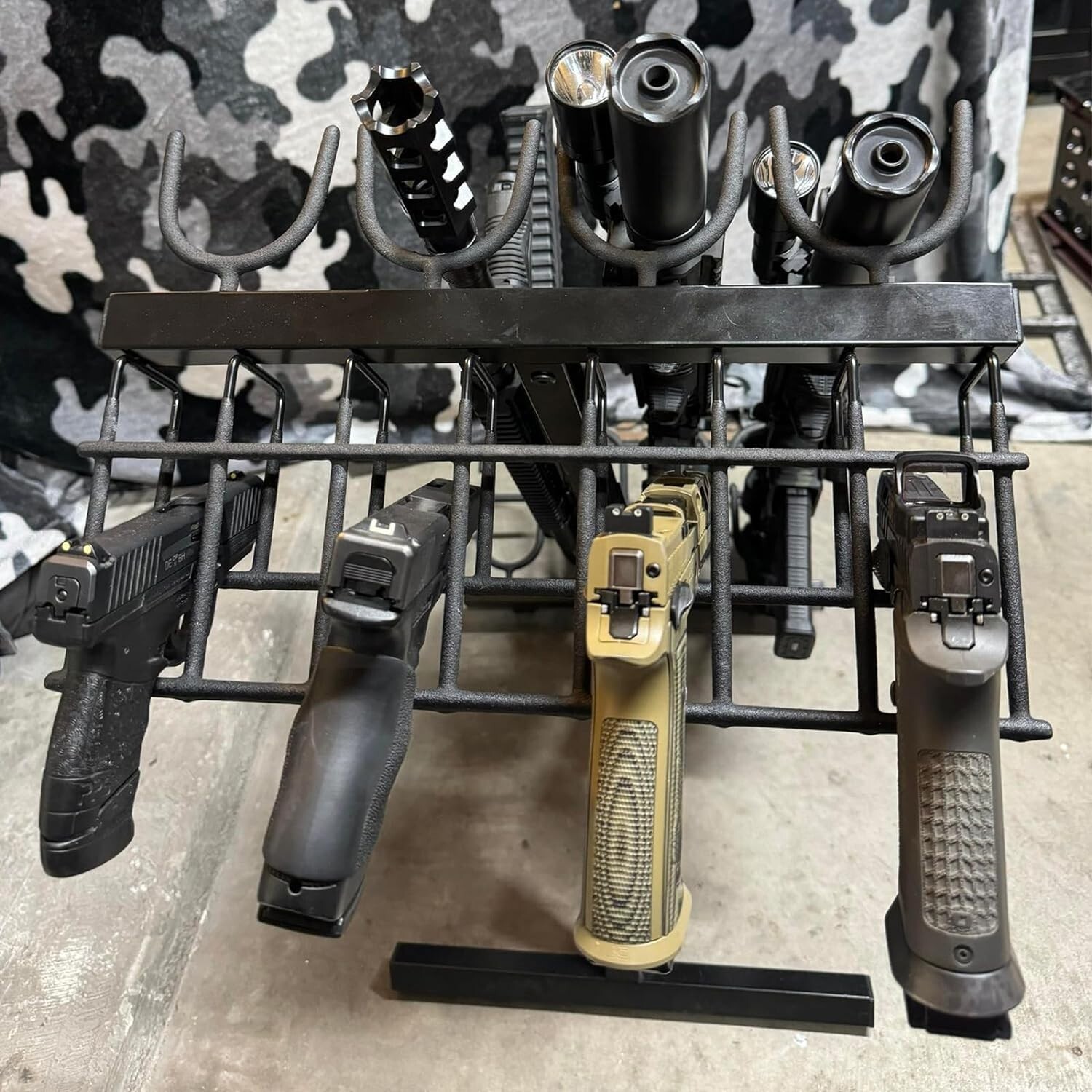 Portable Folding Gun Rack Rifle Rack Metal Shotgun Carbine for Shooting ...