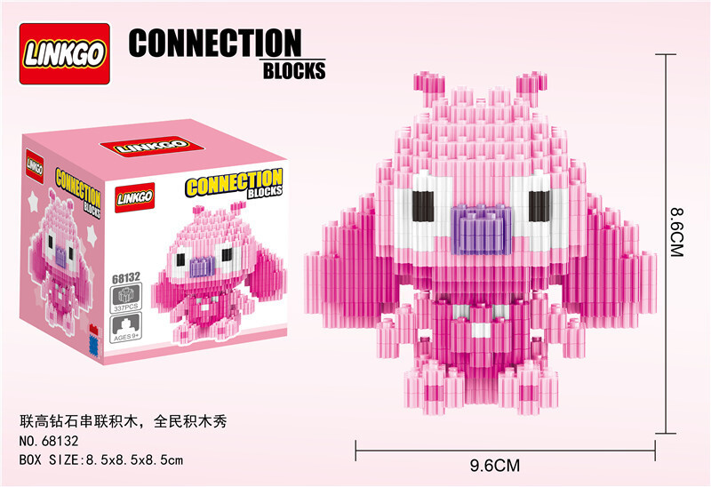 Linkgo 68129-68132 Lilo & Stitch 3D Puzzle Micro Building Blocks DIY | eBay