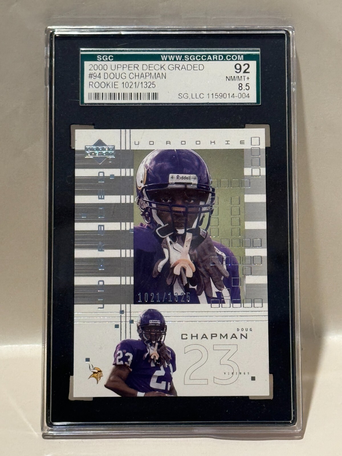 2000 Upper Deck Graded Doug Chapman #94 SGC 92 NM/NM+ 1021/1325 | eBay