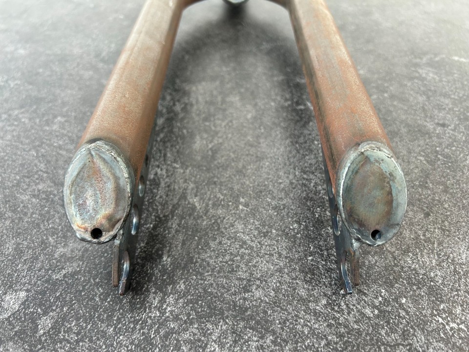 Old School BMX 1982 Champion 20" Forks Raw Finish 1" Threaded 6 3/8 ...
