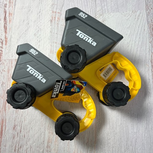 NEW TWO Tonka Sand Dumper Toy Truck with Rolling Wheels & Working Dump ...